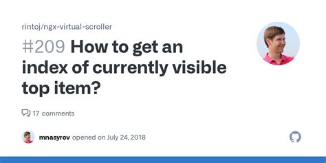 How To Get An Index Of Currently Visible Top Item Issue 209