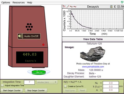 geiger counter applet play online on flash museum 🕹️