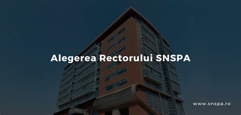 Prof Univ Dr Remus Pricopie A Fost Reales Rector Al SNSPA