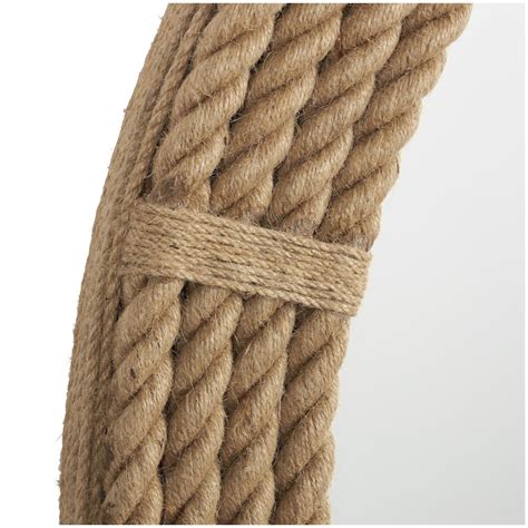 Jute Rope Rope Room Wall Mirror Brown Roche River Decor Overstock