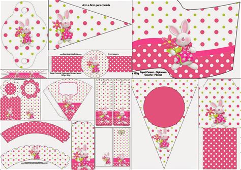 Pascua En Rosa Imprimibles Gratis Para Fiestas Ideas Y Material