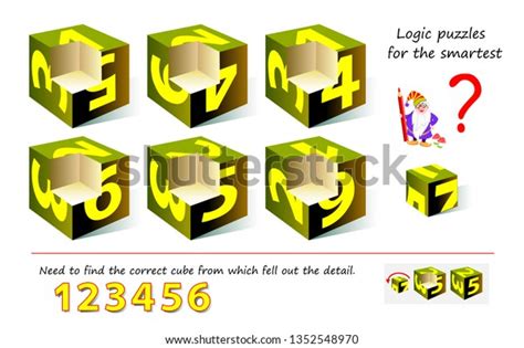 Logic Puzzle Game Smartest Need Find Stock Vector Royalty Free 1352548970 Shutterstock