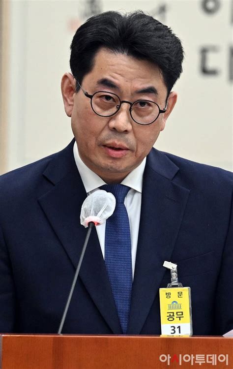 포토 2023 국감 인사말하는 홍승욱 광주고검장 네이트 뉴스