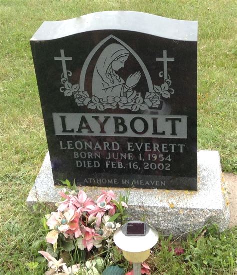 Leonard Everett Laybolt 1954 2002 Find A Grave Memorial