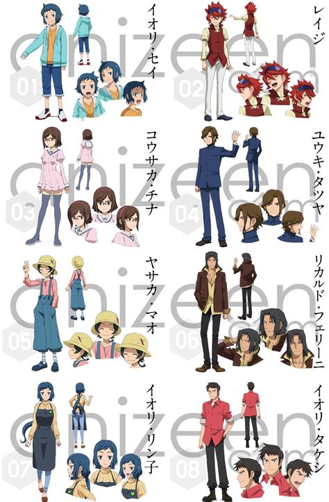 Characters In The Gundam Build Fighters Anime Meet Sei Iori Reiji