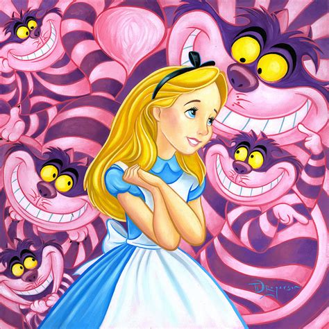 Alice In Wonderland Walt Disney Fine Art Tim Rogerson Signed Limited E