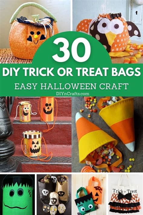 30 Diy Trick Or Treat Bags You Can Make Easily For Halloween