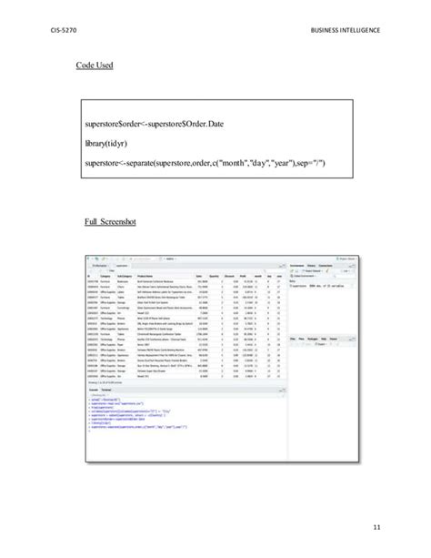 Superstore Data Analysis Using R Docx