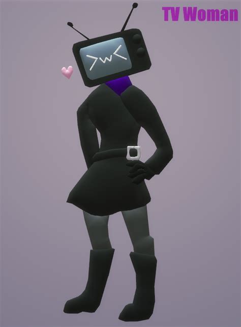 Tv Woman 3d Art By Jhedral On Deviantart