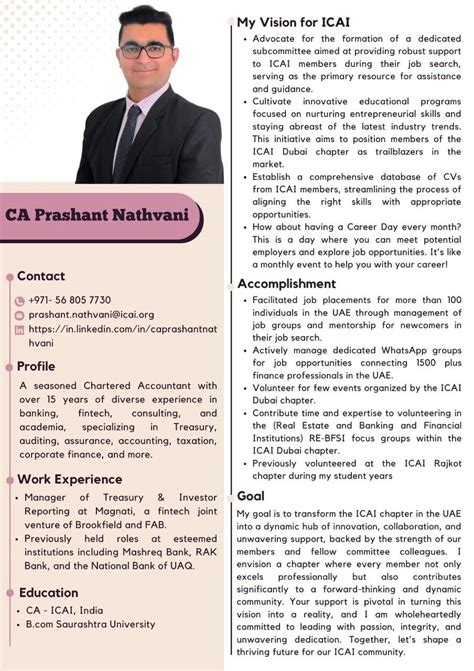 Ca Prashant Nathvani On Linkedin Icai Ca Prashant