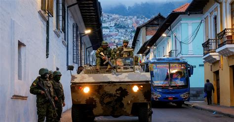 El Presidente De Ecuador Declaró Un Nuevo Estado De Excepción Contra El