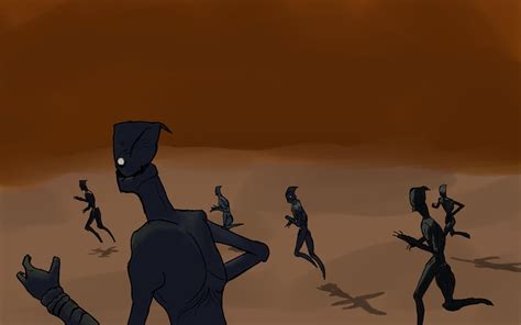 Fogmen On Their Way To Eat Your Last Healthy Companion My Fan Art