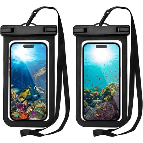 Newellsail Pochette Étanche Smartphone Portable Sac Étanche pour Téléphone Double Scellé Housse