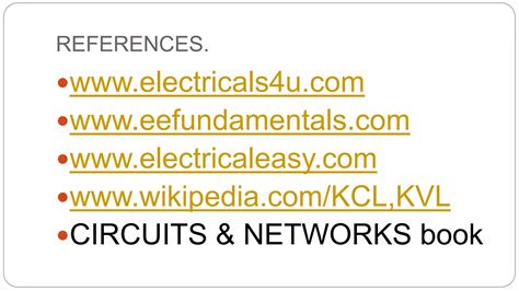 Kcl And Kvl Pptx Physics Science