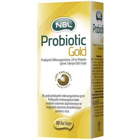 NBL Probiotic Gold 10 Saşe Probiyotik Takviyesi | Nar Ecza