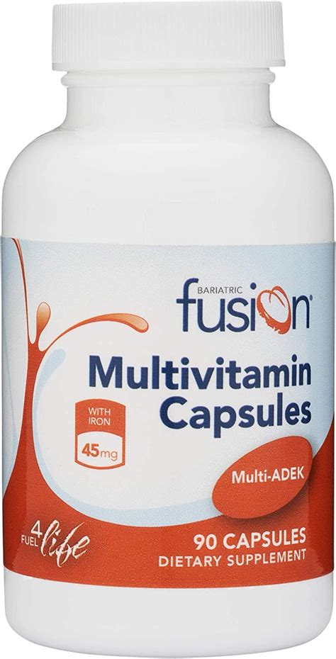 Bariatric Fusion High Adek Multivitamin With Iron Bariatric Multivit