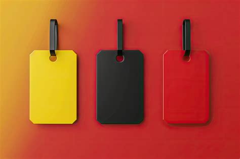 set tag flash sale discount red yellow bllack color 3d premium ai