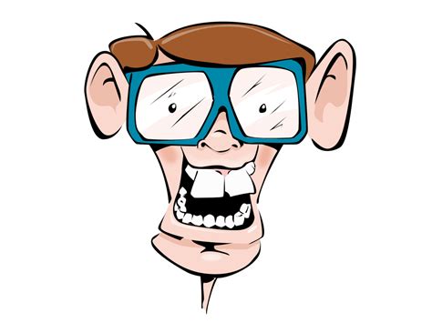 Nerd With Glasses Openclipart