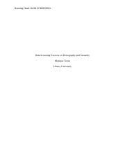 Torres Monique EDCO 745 Data Screening Exercise Docx Running Head DATA SCREENING Data