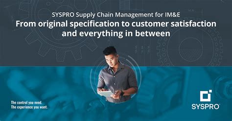 syspro emea on linkedin manufacturing supply chain management syspro