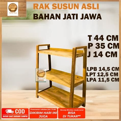 Jual FULL JATI JAWA RAK DAPUR RAK PENYIMPANAN BUMBU KAYU TEMPAT BUMBU UNIK Shopee Indonesia