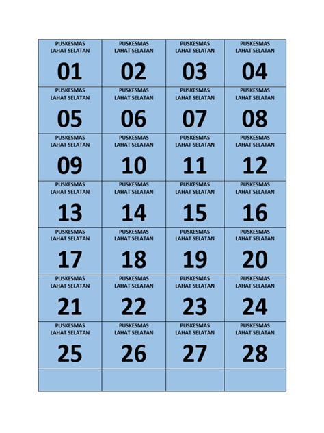 Nomor Antrian Pdf