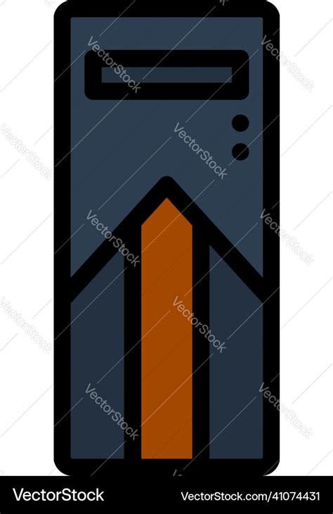 System Unit Icon Royalty Free Vector Image Vectorstock
