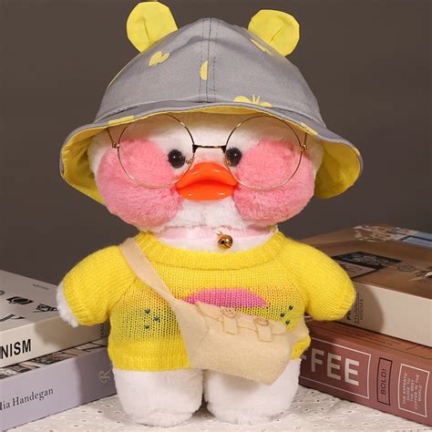 玻尿酸 鴨子 毛絨 公仔 娃娃 玩偶 小黃鴨 女生 女孩 的 生日禮物 加油鴨 蝦皮購物