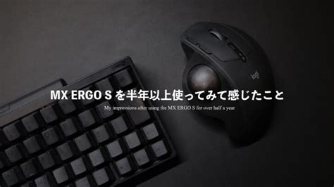 Mx Ergo S を半年以上使ってみて感じたこと