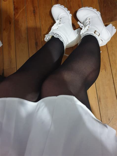 I Cant Believe These R My Legs Also New Boots I Feel So Happy Rn🏳️‍⚧