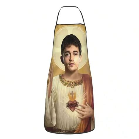 Saint Leclerc Charles Jesus Aprons Women Men Monaco Formula One Adult