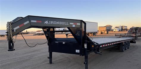 30 Tri Axle Gooseneck Equipment Trailer Rental Prince George