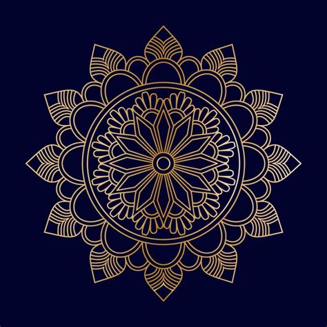 Spirtual Floral Mandalas Design Template Masterbundles