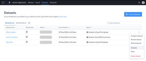 Schedule Data Refresh