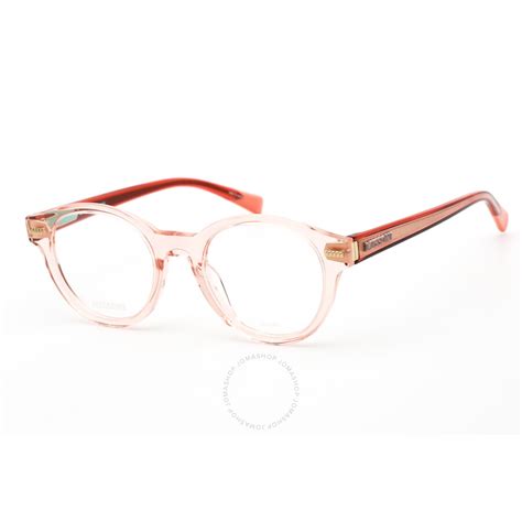 Missoni Ladies Pink Round Eyeglass Frames Mis005007330048 716736382951
