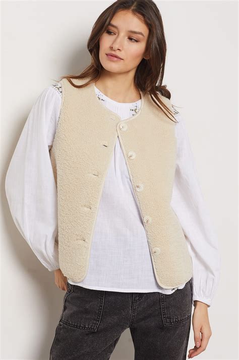 Veste Sans Manches Stan Ecru Etam