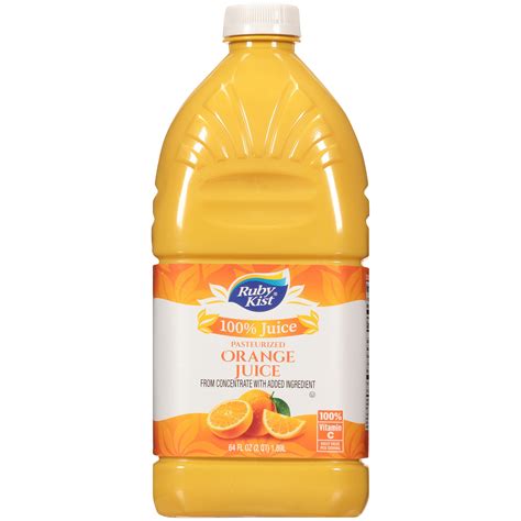 Ruby Kist Orange Juice 64 Fl Oz 8case Mpn 6000864rk Round Eye Supply