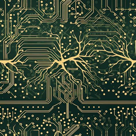Circuit Board Tree Of Life Premium Ai Generated Image
