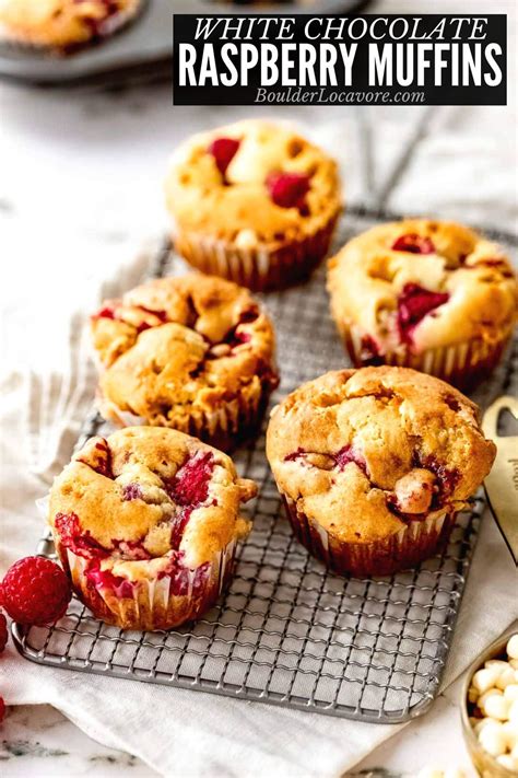 White Chocolate Raspberry Muffins Boulder Locavore