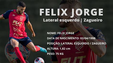 Felix Jorge Lateral Esquerdo Zagueiro Youtube