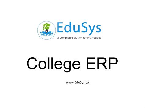 College Management Software System Ppt Free College Erp Software Ppt Pptx Computer