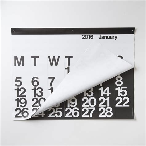 Massimo Vignelli Stendig Calendar Sgustok Design