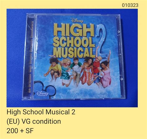 High School Musical 2 Soundtrack Cd Unsealed Hobbies And Toys Music