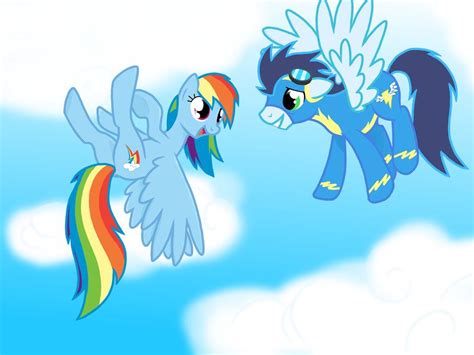 Rainbow Dash X Soarin By Sotoco On Deviantart Rainbow Dash And Soarin Rainbow Dash My Little