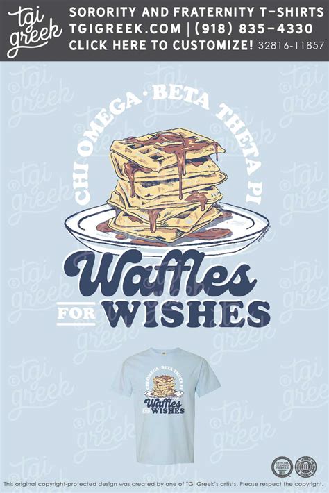 Chi Omega Ku Waffles For Wishes Tgi Greek