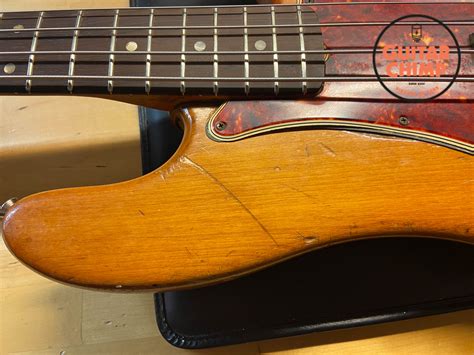 1966 Fender Precision P Bass Natural Guitar Chimp