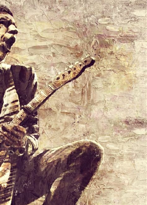 The Rolling Stones Keith Richards Oil Edition High Quality Giclee