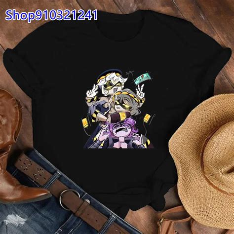 Camisetas De Anime Uzi Murder Drones Para Mujer Camiseta Gráfica