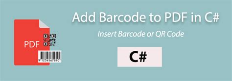 Add Barcode To PDF In C Insert Barcode Or QR Code To PDF