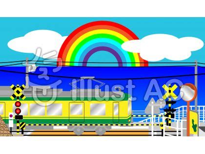 江ノ電の絶景イラスト No 1134359無料イラストならイラストAC